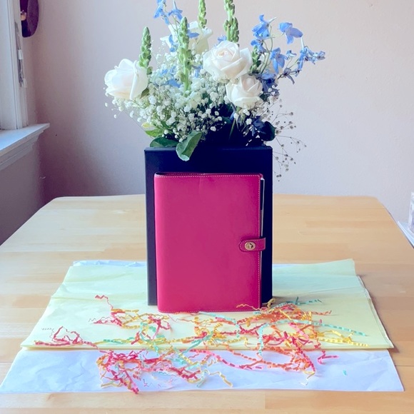 Coach | Office | Coach Confetti Pink Notebook Nwt | Poshmark